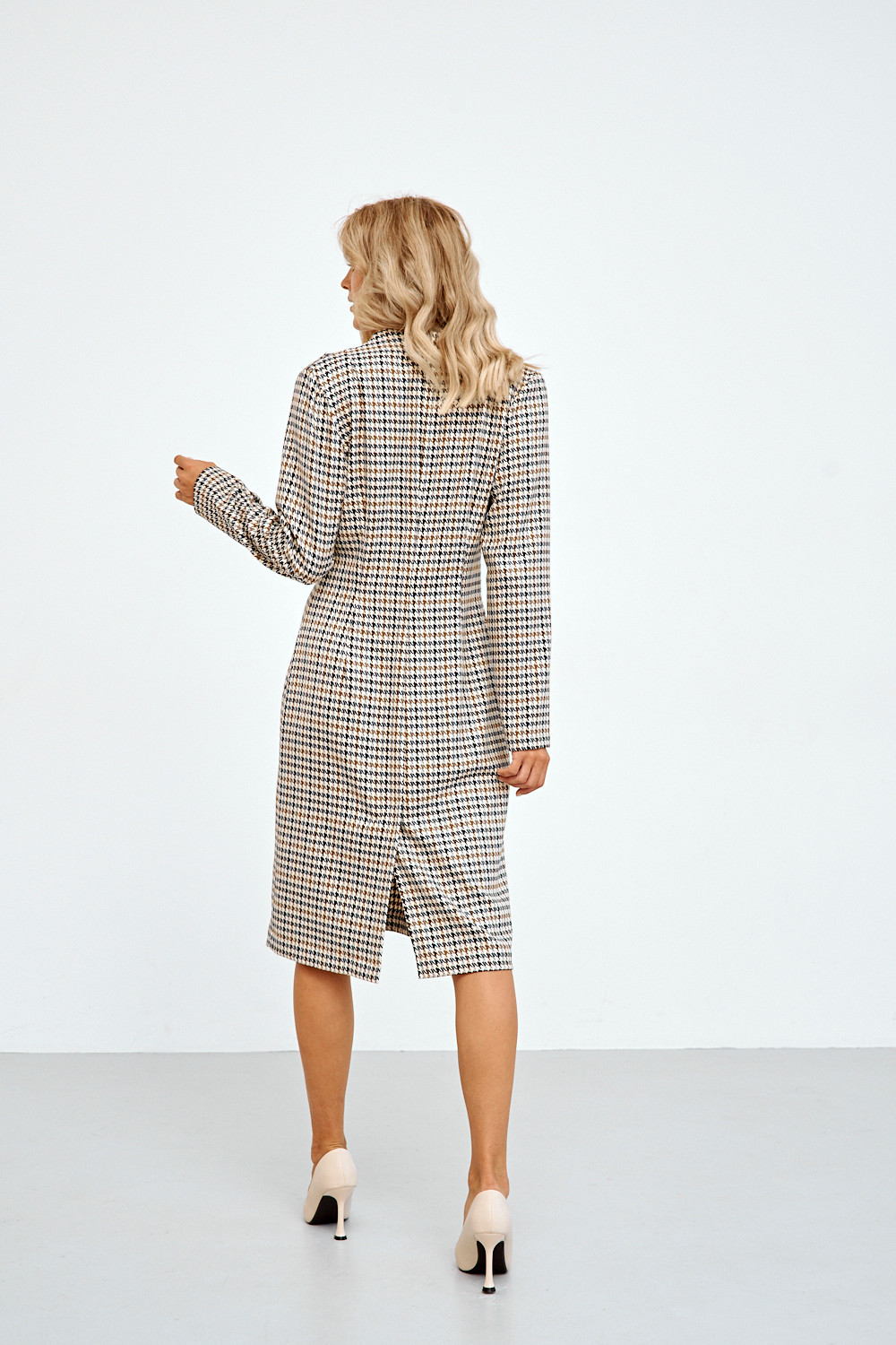 Платье NikVa Н375-2 гусиная лапка, мультиколор - купить в интернет-магазине Avaro